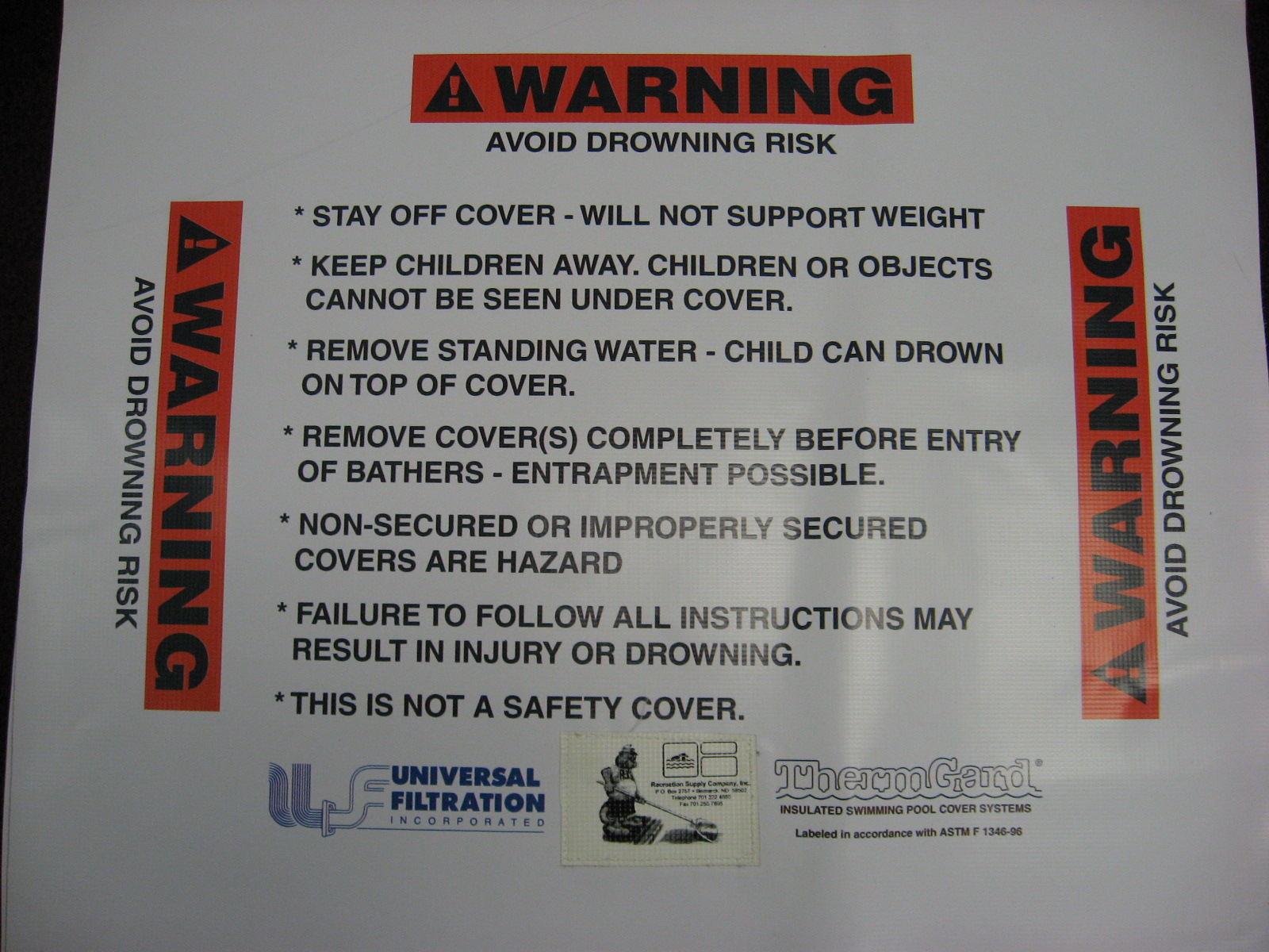 ThermGard® Pool Cover Replacement Parts – Universal Filtration, Inc.